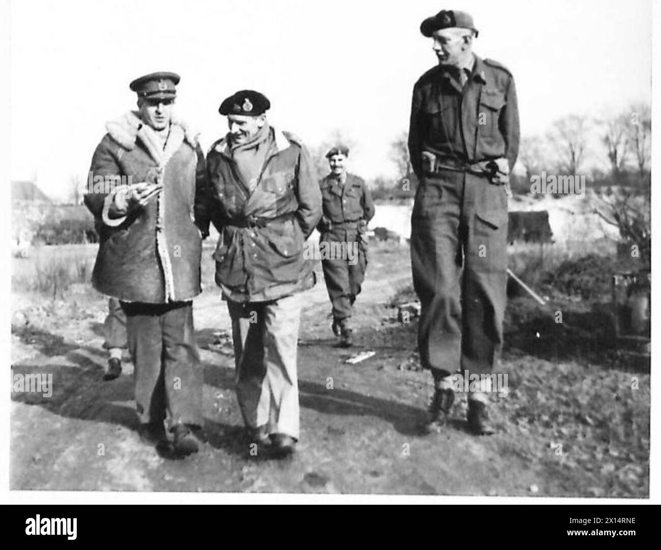 Lieutenant-General Horrocks, Commander-in-Chief, and Major-General C.M ...