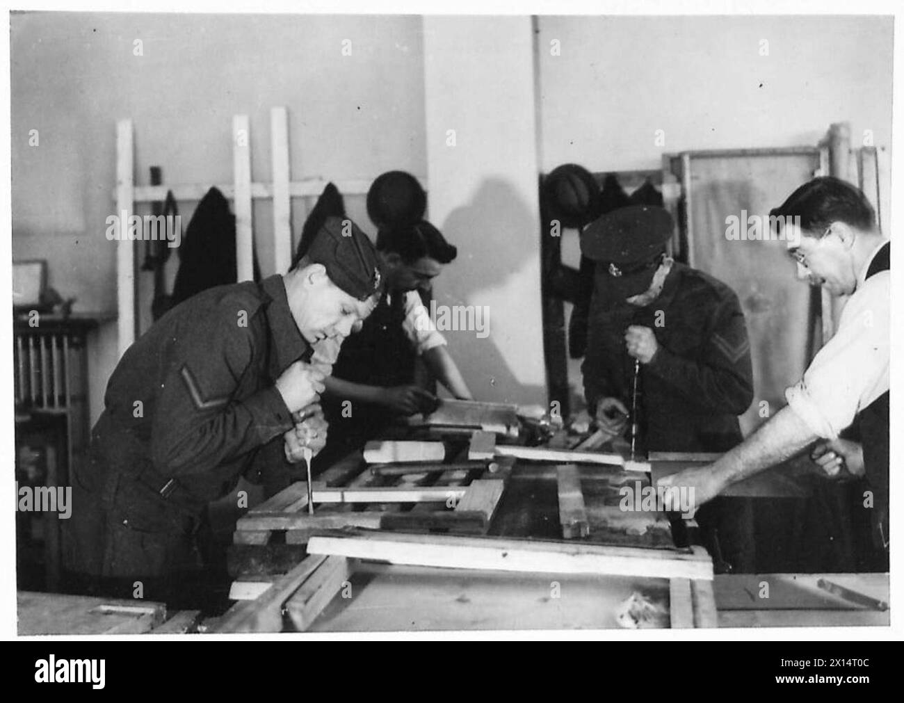 Carpenter soldiers hi-res stock photography and images - Alamy