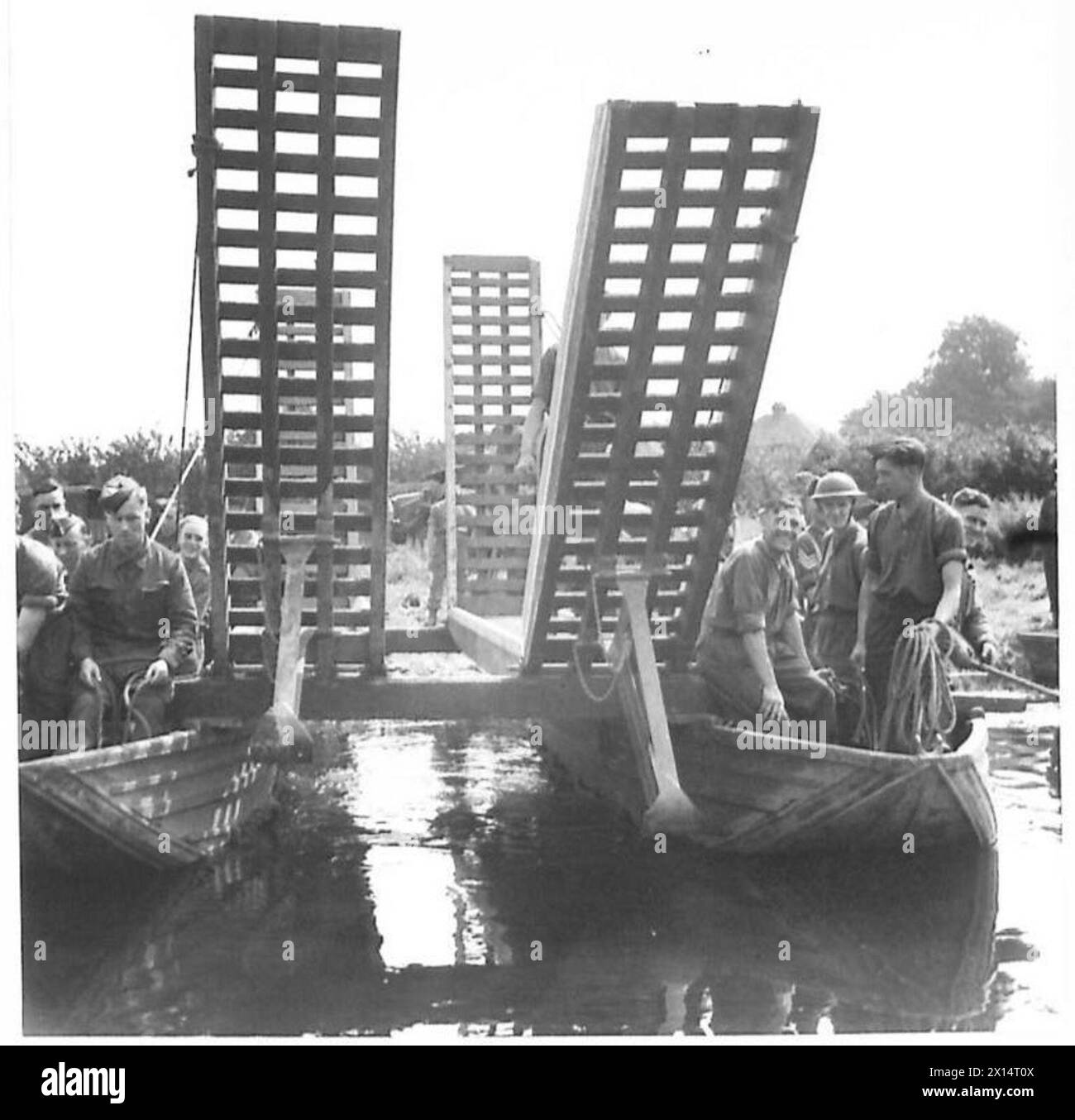 FERRYING EQUIPMENT ACROSS A RIVER - The ferry is overhauled and re ...