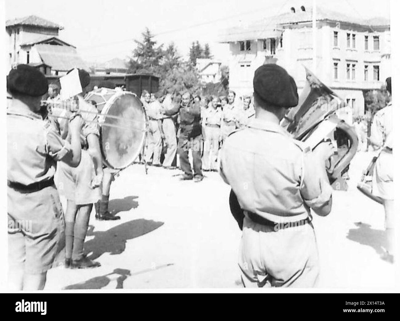 TO ENGLAND BY PYTHON - L/Cpl. J. Nelson amuses his companions by ...