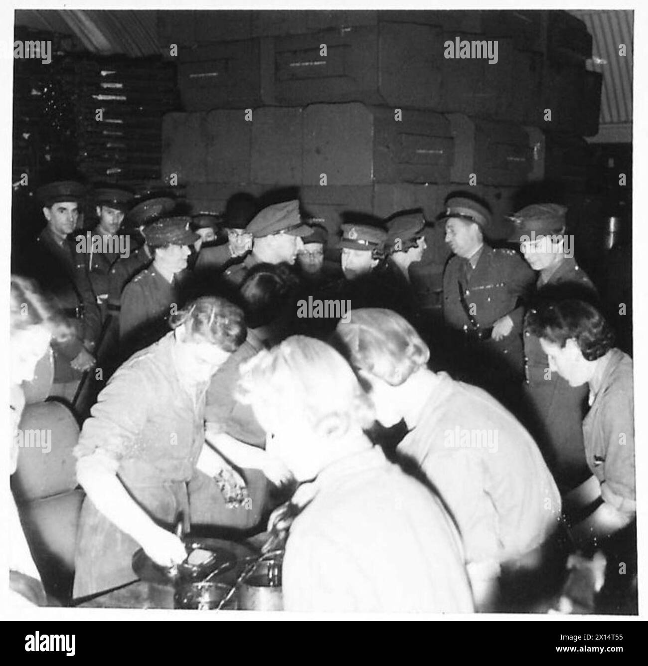 HRH THE PRINCESS ROYAL VISITS ORDNANCE DEPOTS - HRH watching ATS ...