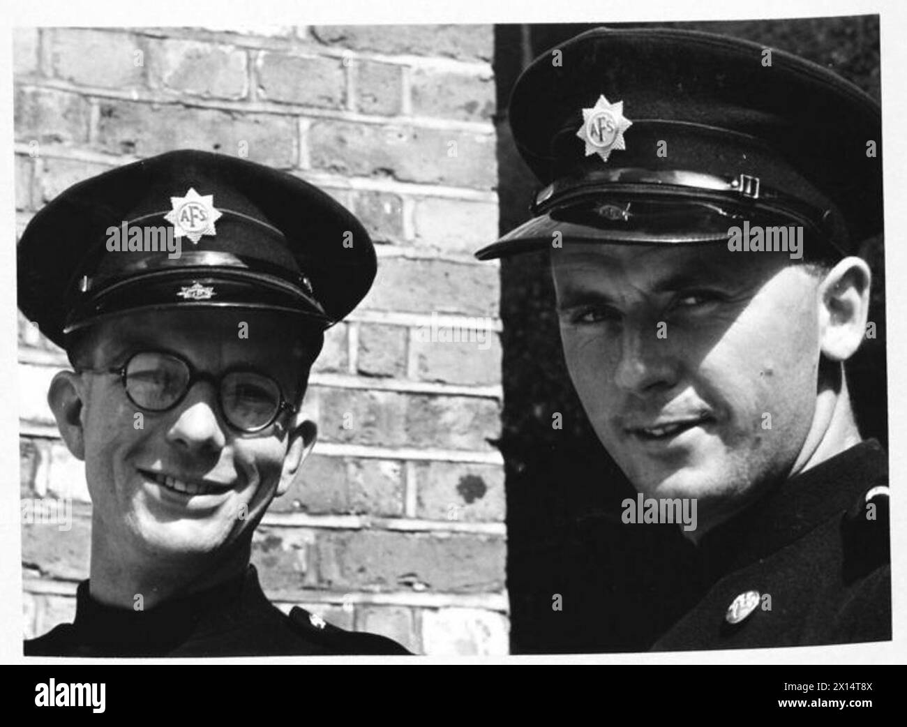 Auxiliary fireman Black and White Stock Photos & Images - Alamy