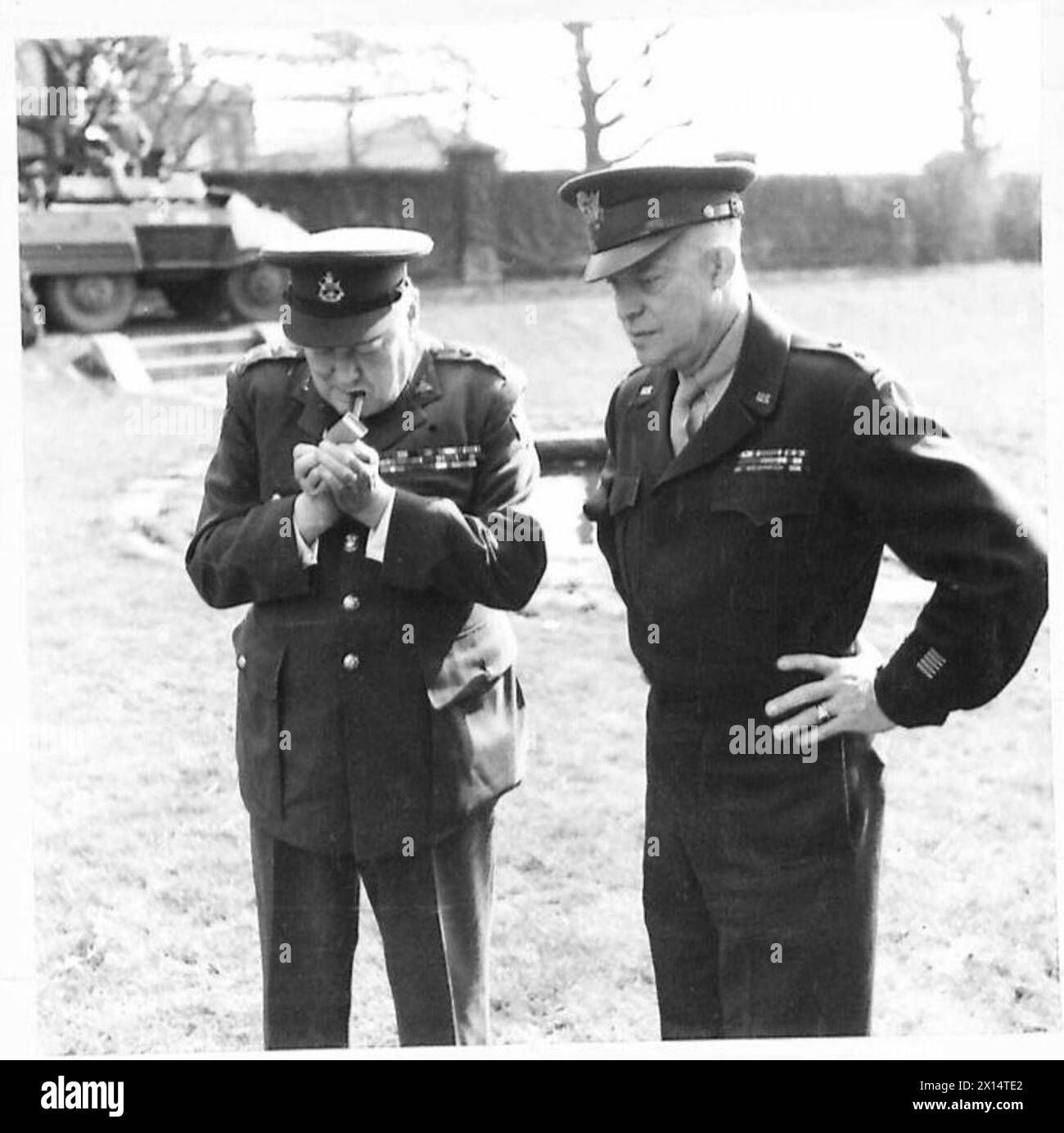 The Prime Minister meets with General I.D. Eisenhower at the 16th ...