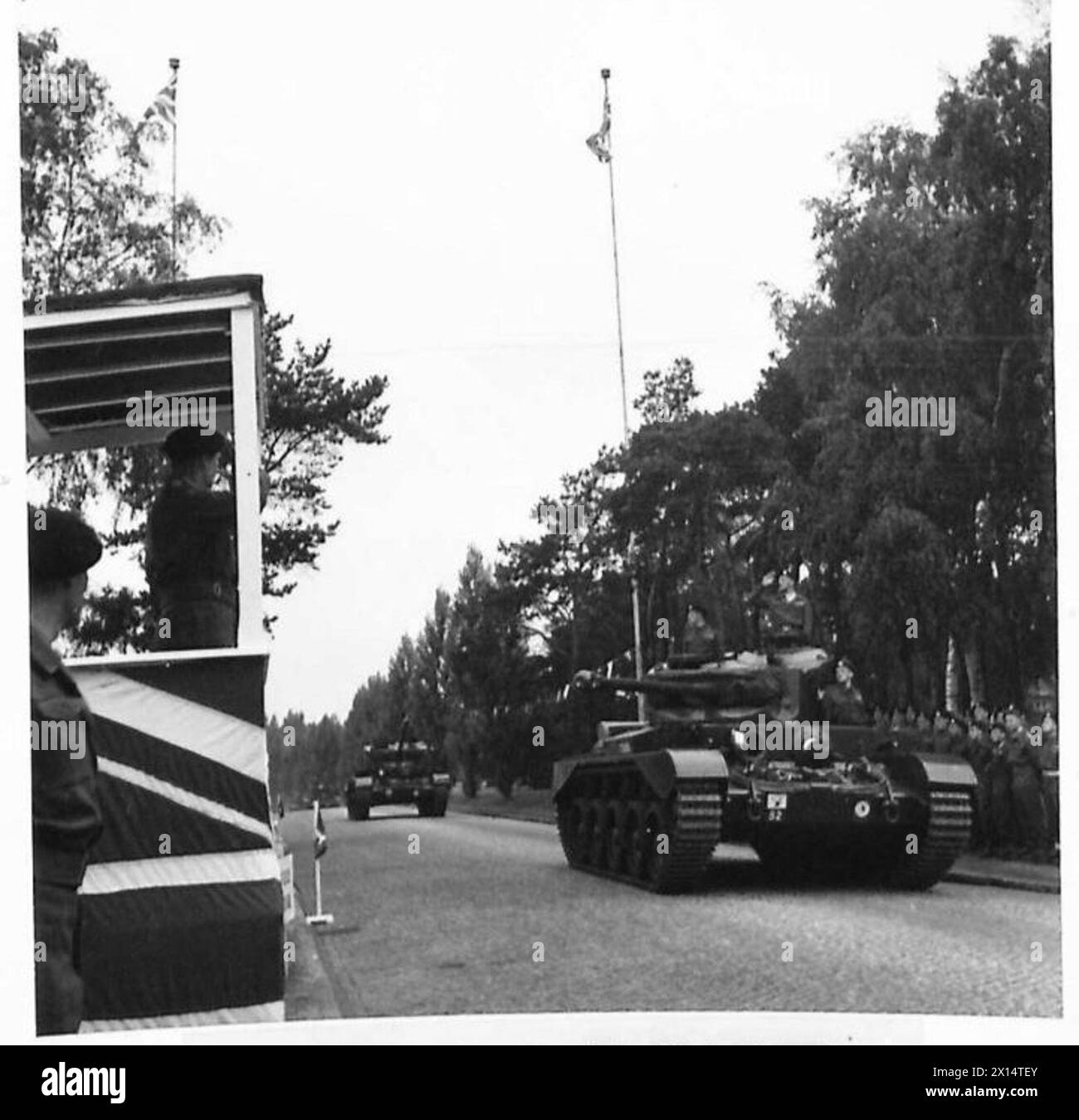 FIELD MARSHAL MONTGOMERY AS A COLONEL COMMANDANT OF THE TANK REGIMENT ...