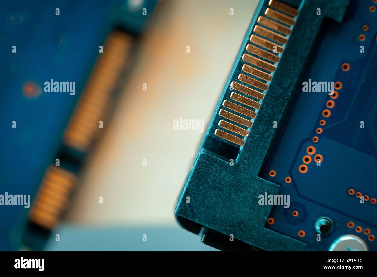 digital computer componentswith connectors and circuit board Stock ...