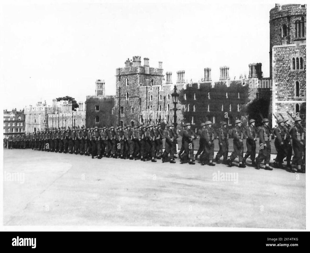 Victoria barracks windsor castle Black and White Stock Photos & Images ...