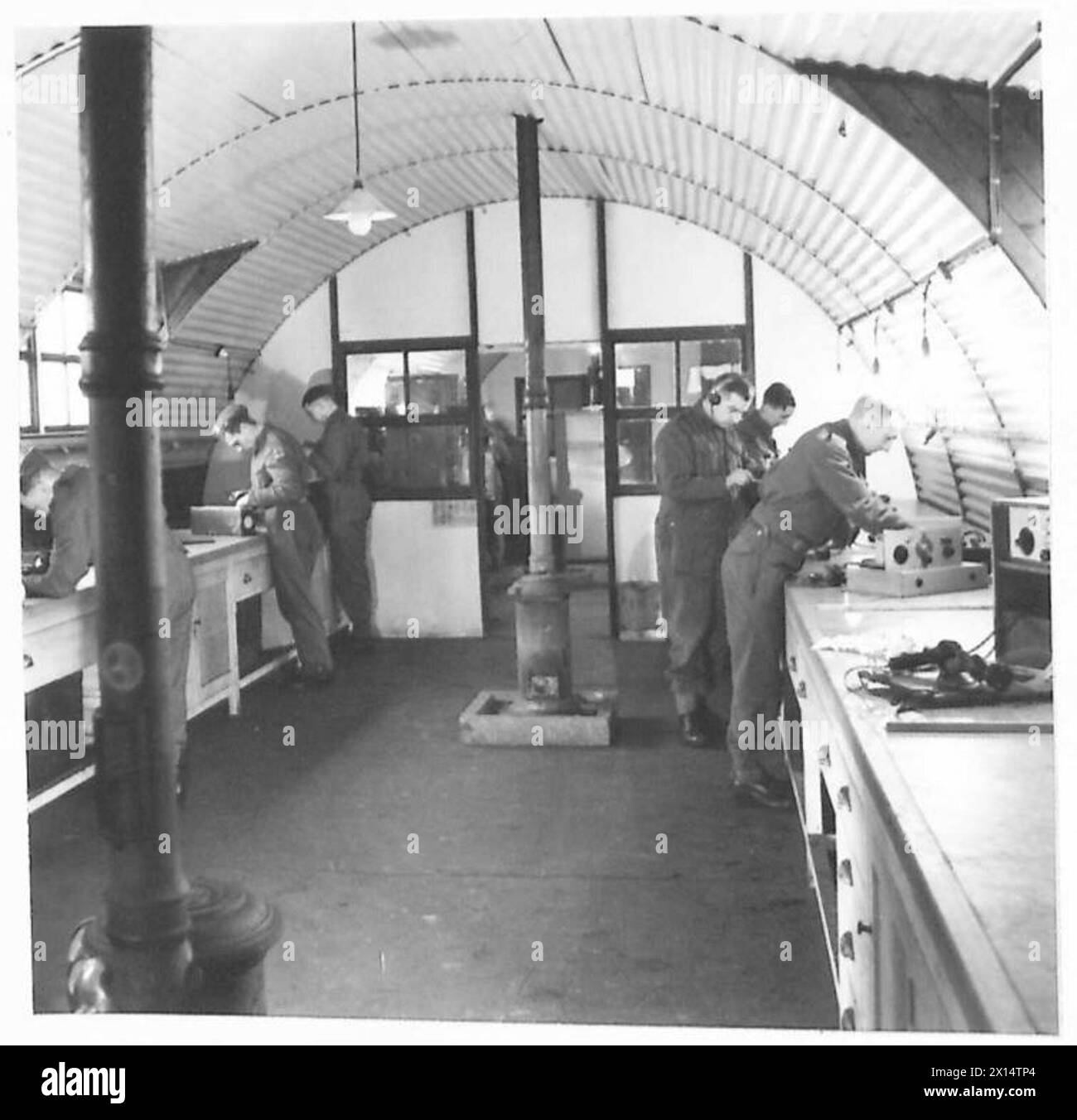 Military radio operation Cut Out Stock Images & Pictures - Alamy