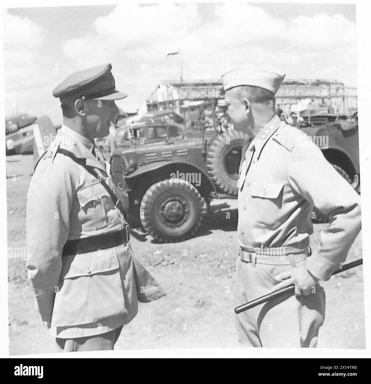 General anderson speaks eisenhower hi-res stock photography and images ...