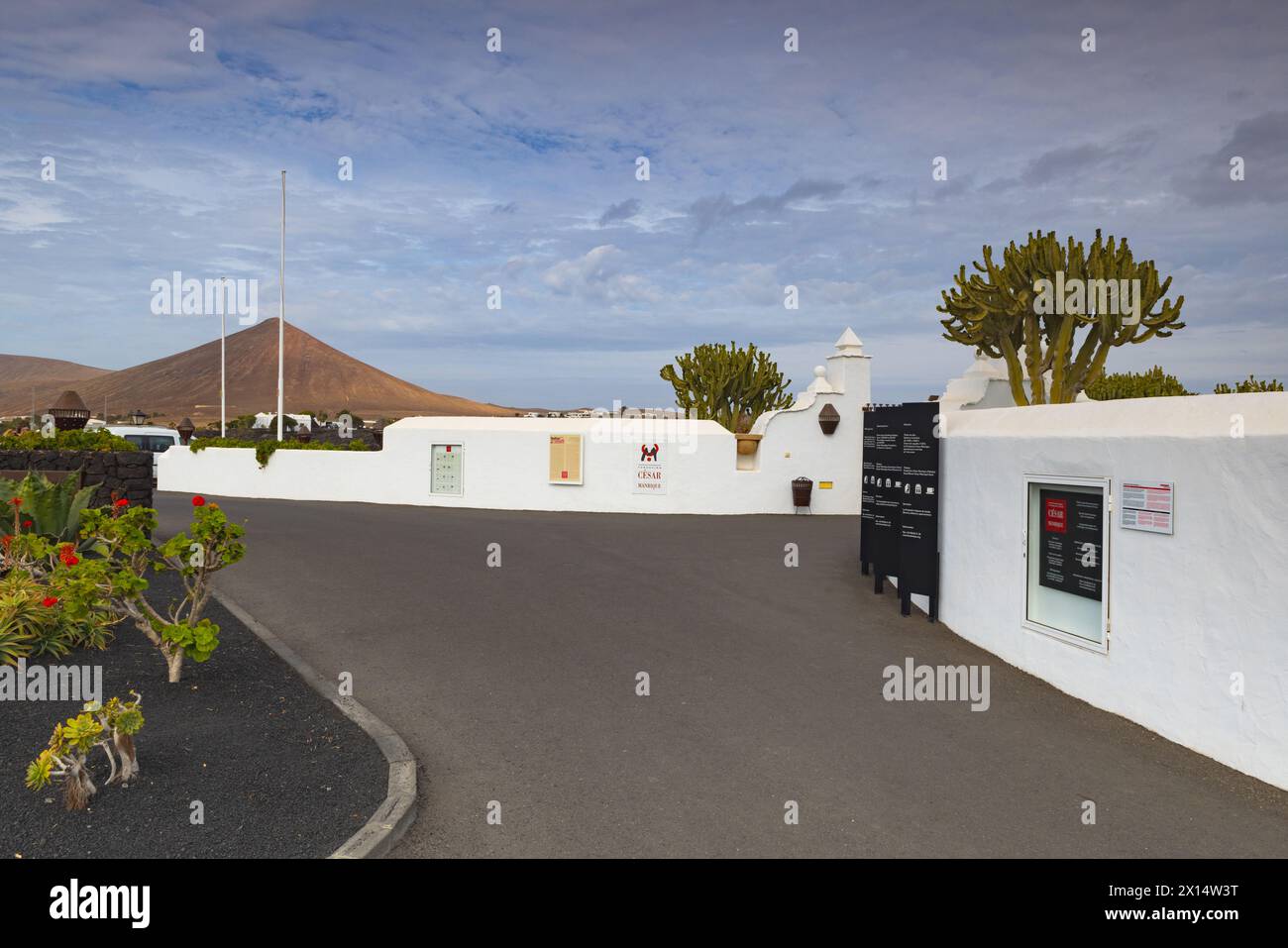 Tahiche, Lanzarote - February 12,2024: César Manrique Foundation is ...