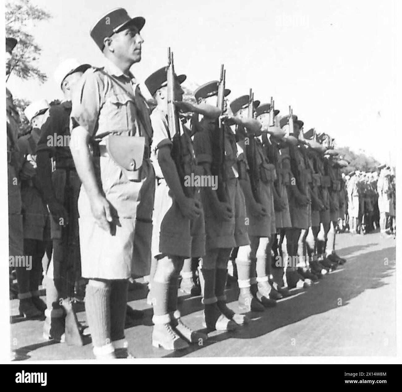 PICTURES FROM SYRIA - Members of the French Foreign Legion on parade ...