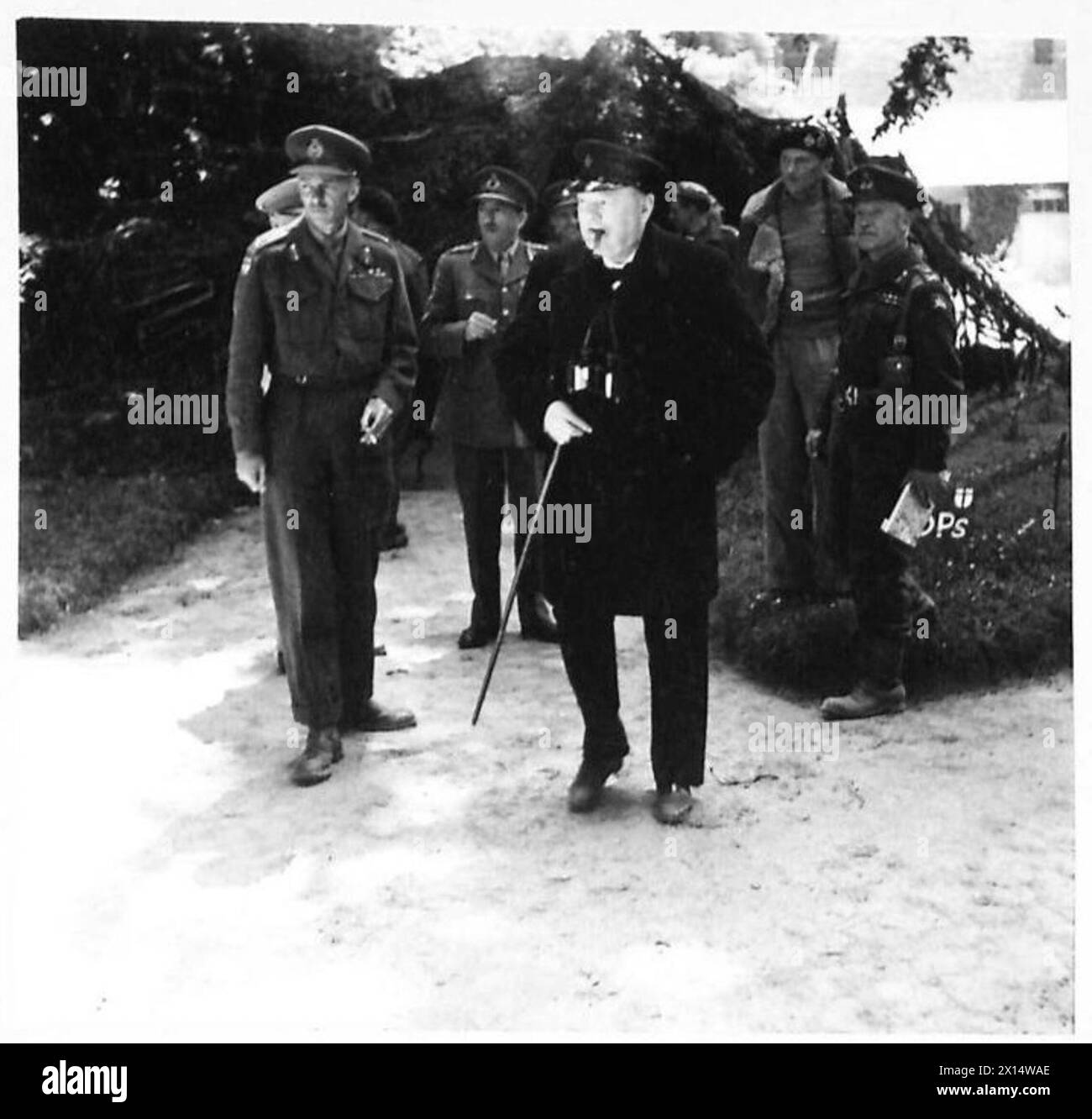 THE PRIME MINISTER'S VISIT TO NORMANDY 12 JUNE 1944 - Winston Churchill ...