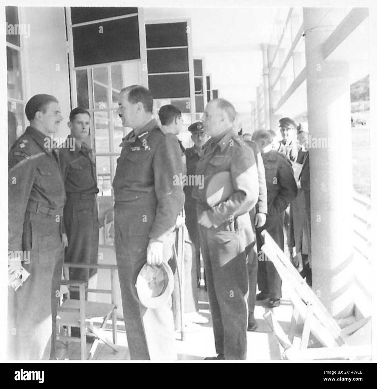 Lieutenant General Hood inspects medical services at Rivet Hospital ...