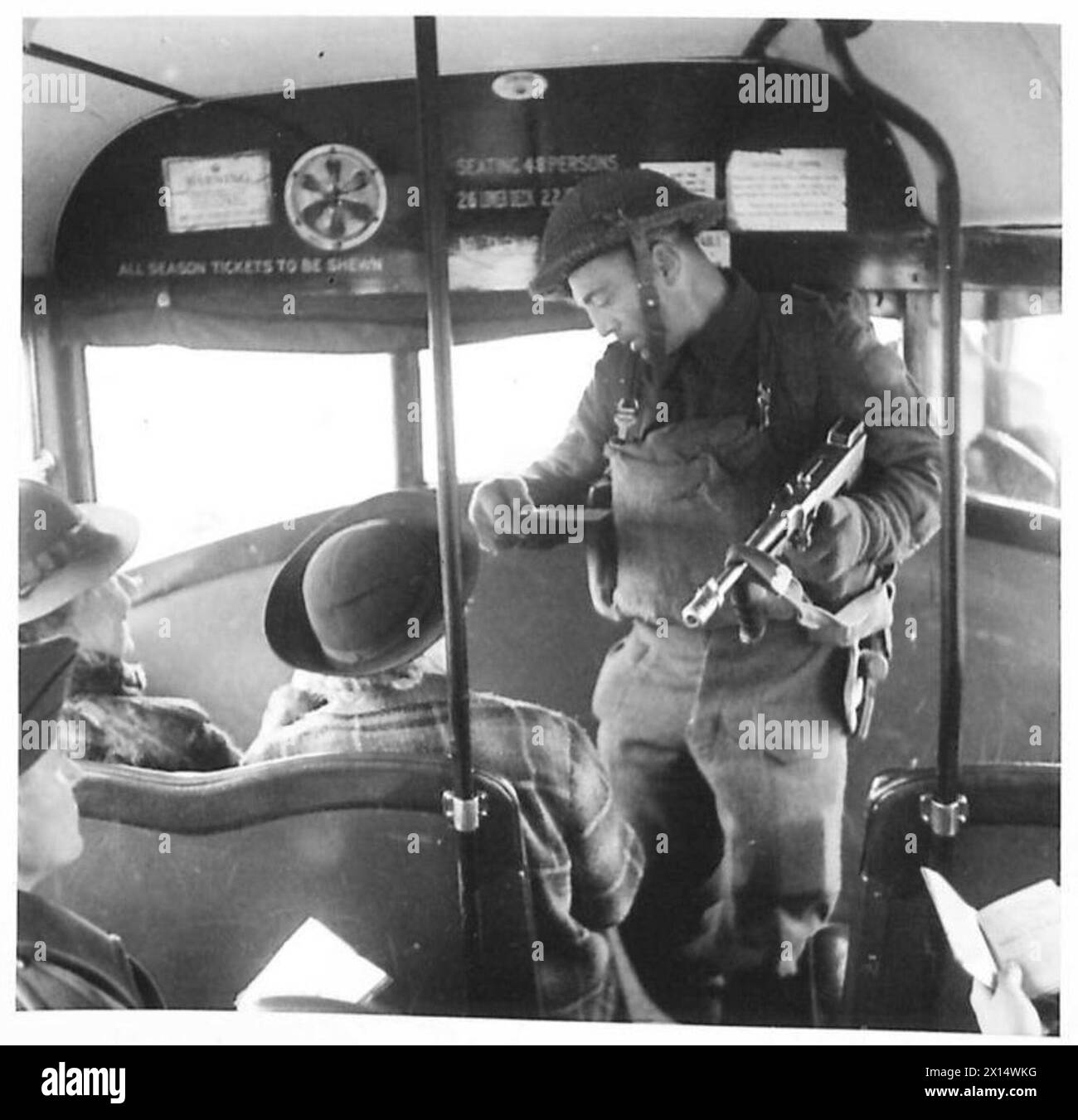 Canadian buses Black and White Stock Photos & Images - Alamy