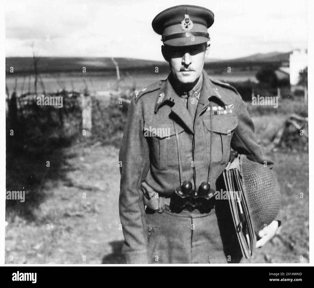 Major-General Harold Freeman-Attwood, commander of the British 46th ...