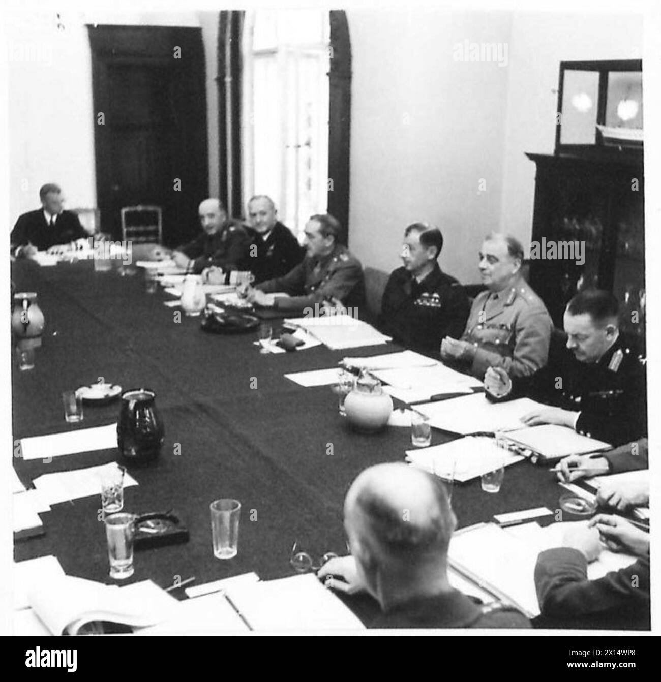 Senior military leaders including Captain C.J. Moore, Lt. Gen. Sir ...