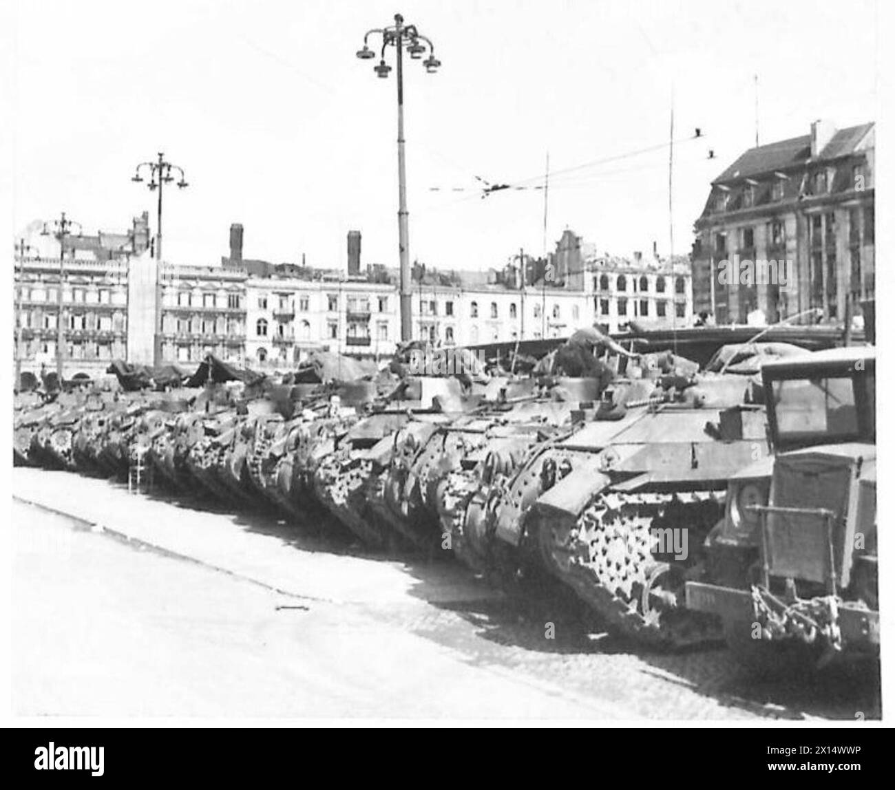 SECOND DAY IN HAMBURG AFTER SURRENDER OF TOWN - British 'Kangaroos ...