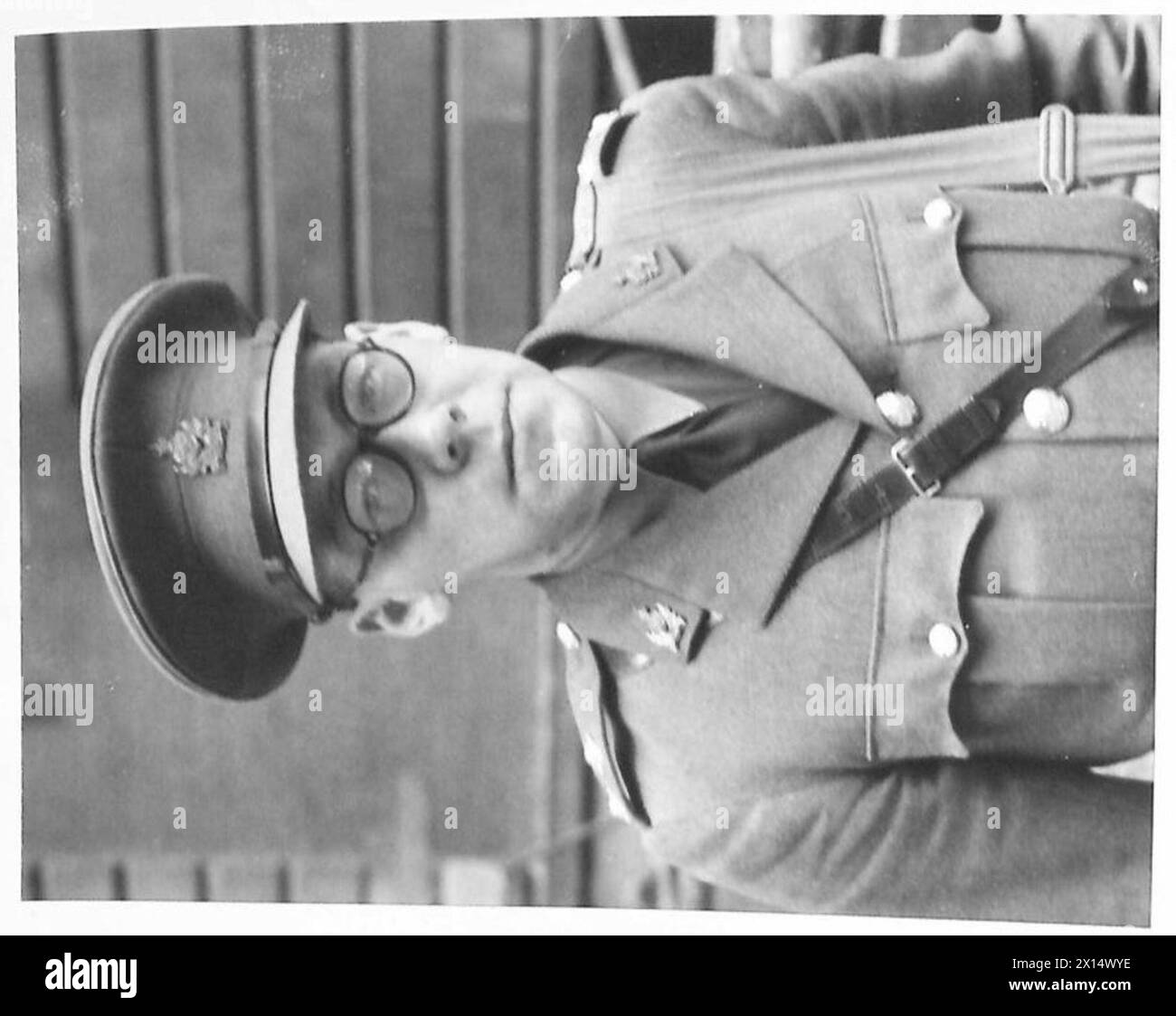 Photograph showing Sergeant No. 3135557 J. Murray of the Intelligence ...