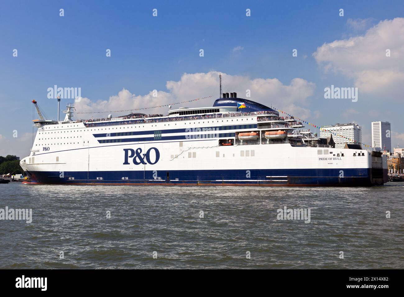P&O Ferries MS Pride of Hull passenger and cargo ship during the World ...