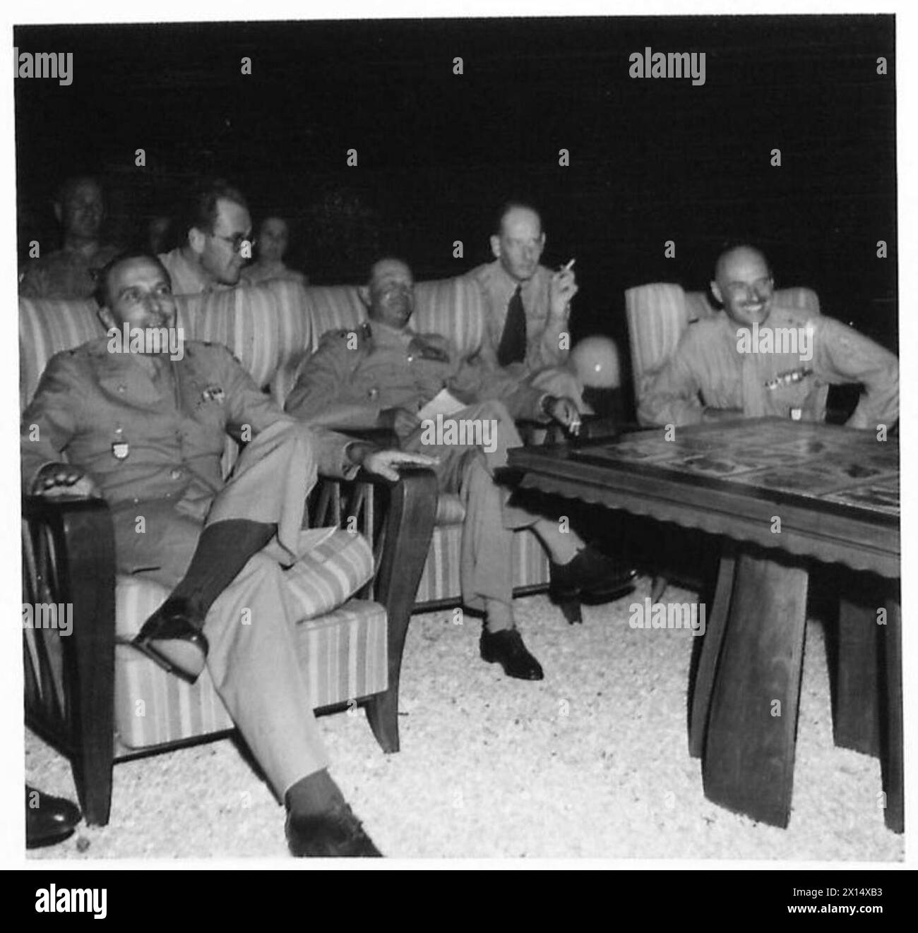 Generals Lyman Lemnitzer, Harold Alexander, and Władysław Anders of the ...