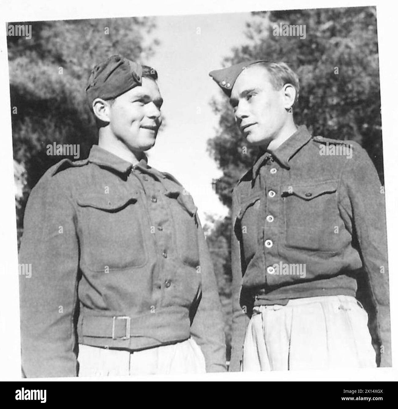 Fusilier B. Mannion of Bolton and Private C. Newell of Beckmonwike are ...