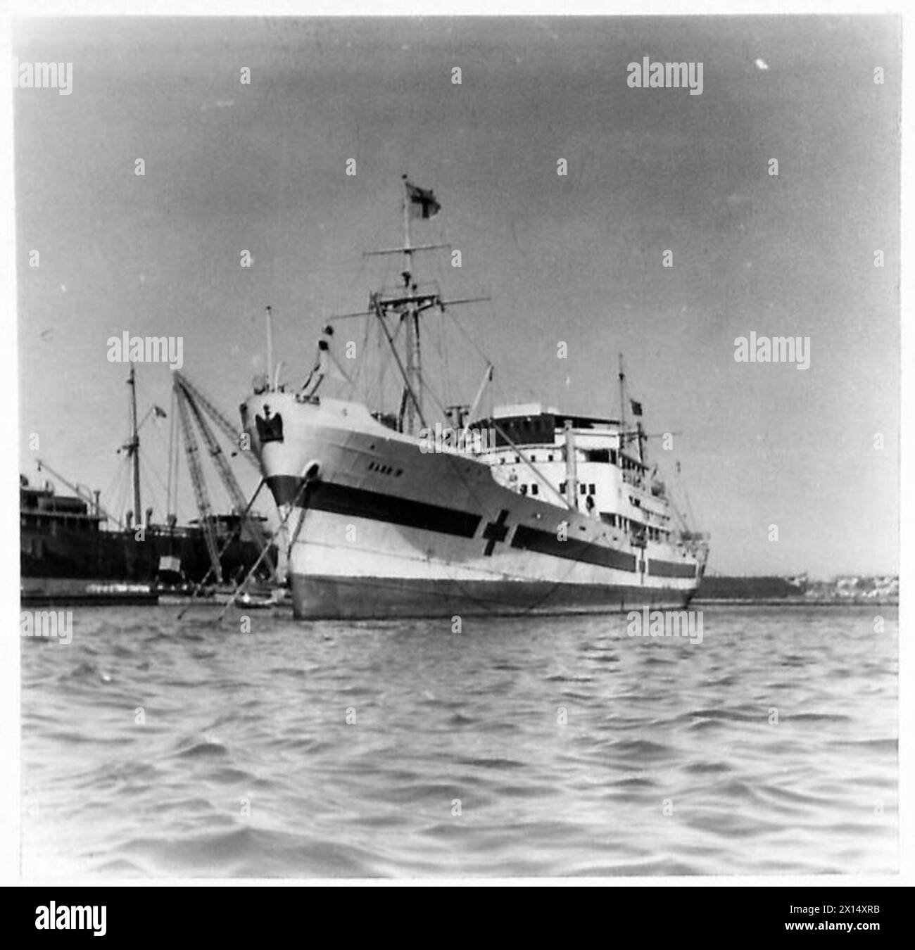 Ship handling equipment Black and White Stock Photos & Images - Alamy