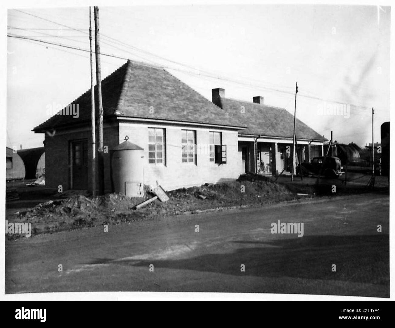 BUILDINGS AT DONNINGTON - Pictures for record purposes of the Central ...