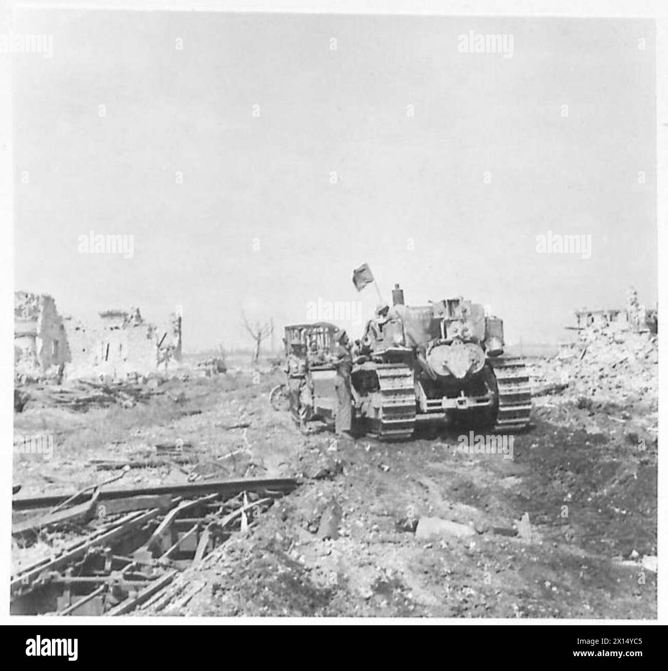British army equipment flag Black and White Stock Photos & Images - Alamy