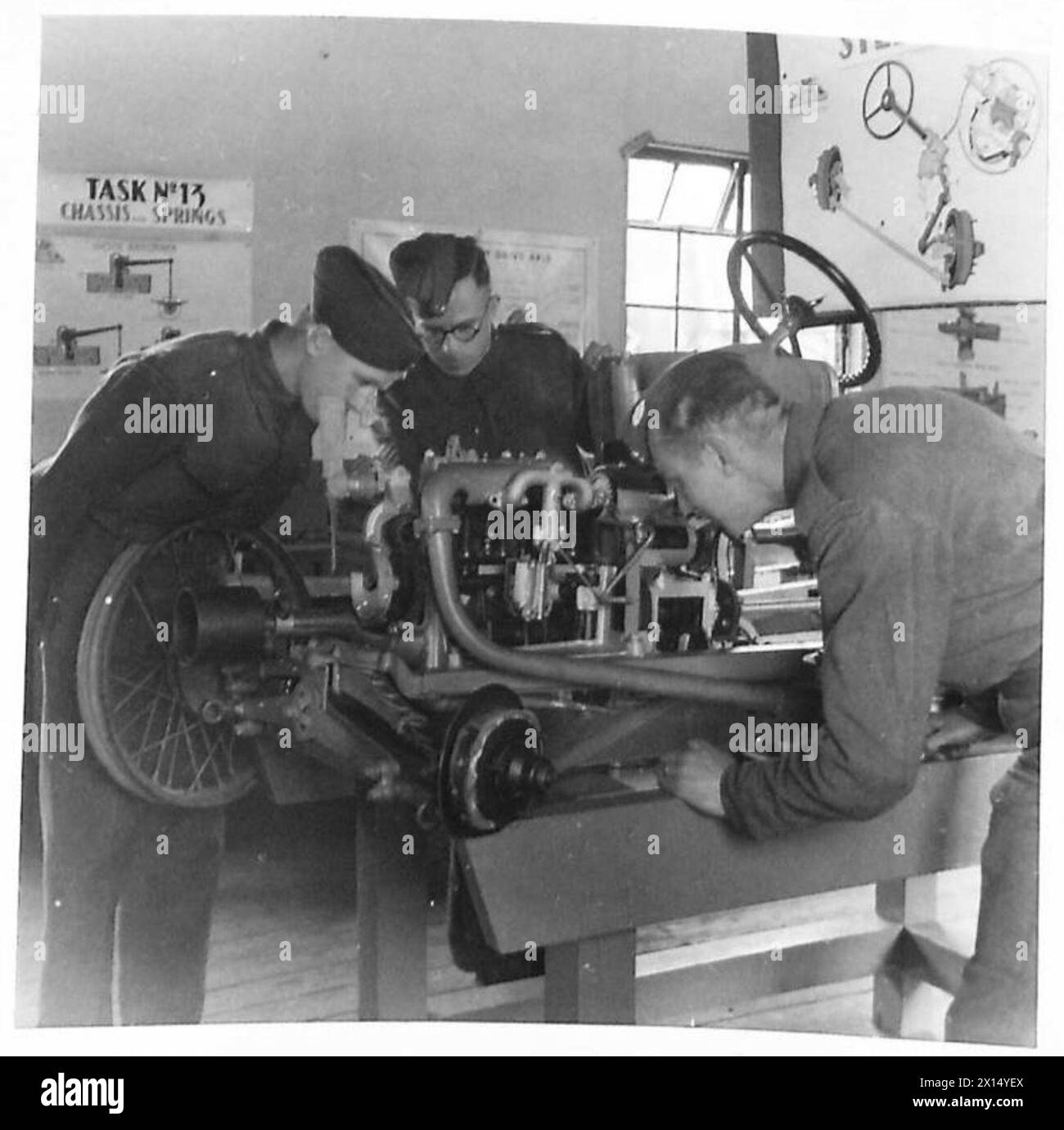 Military civilian personnel practice Black and White Stock Photos ...