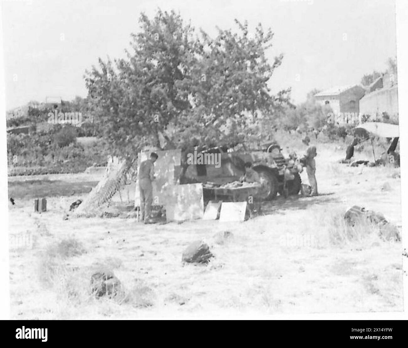 British army armoured brigade Black and White Stock Photos & Images - Alamy