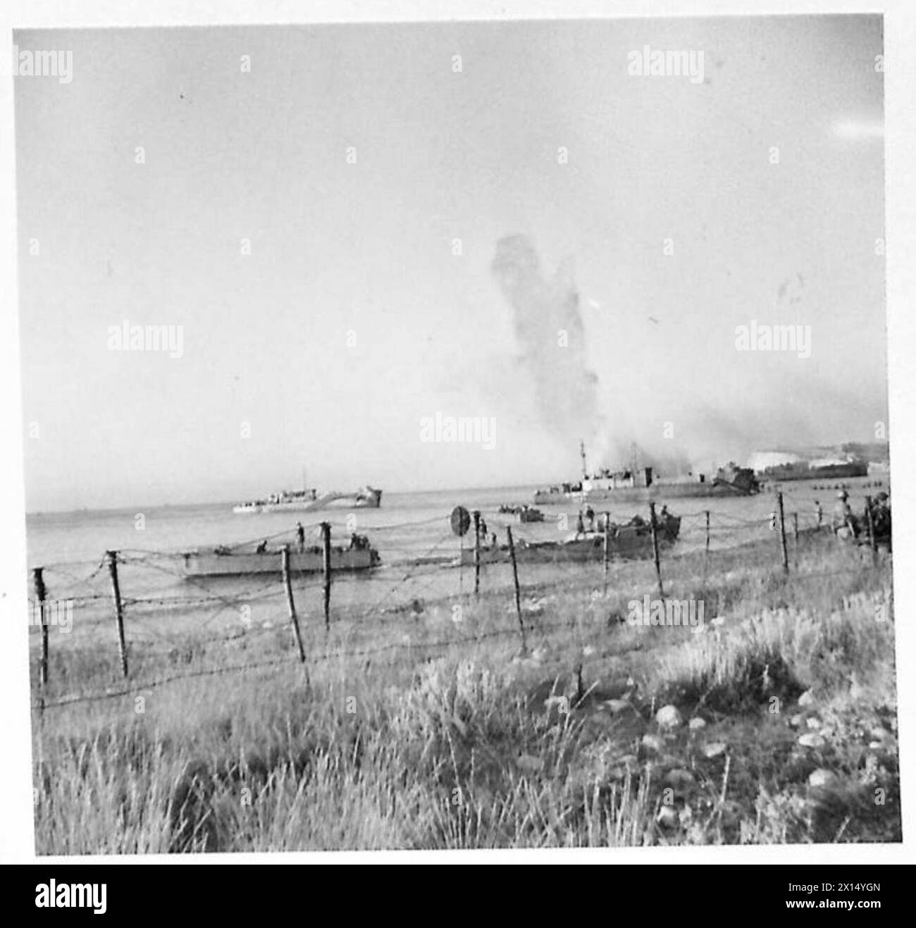 British troops landing Cut Out Stock Images & Pictures - Alamy