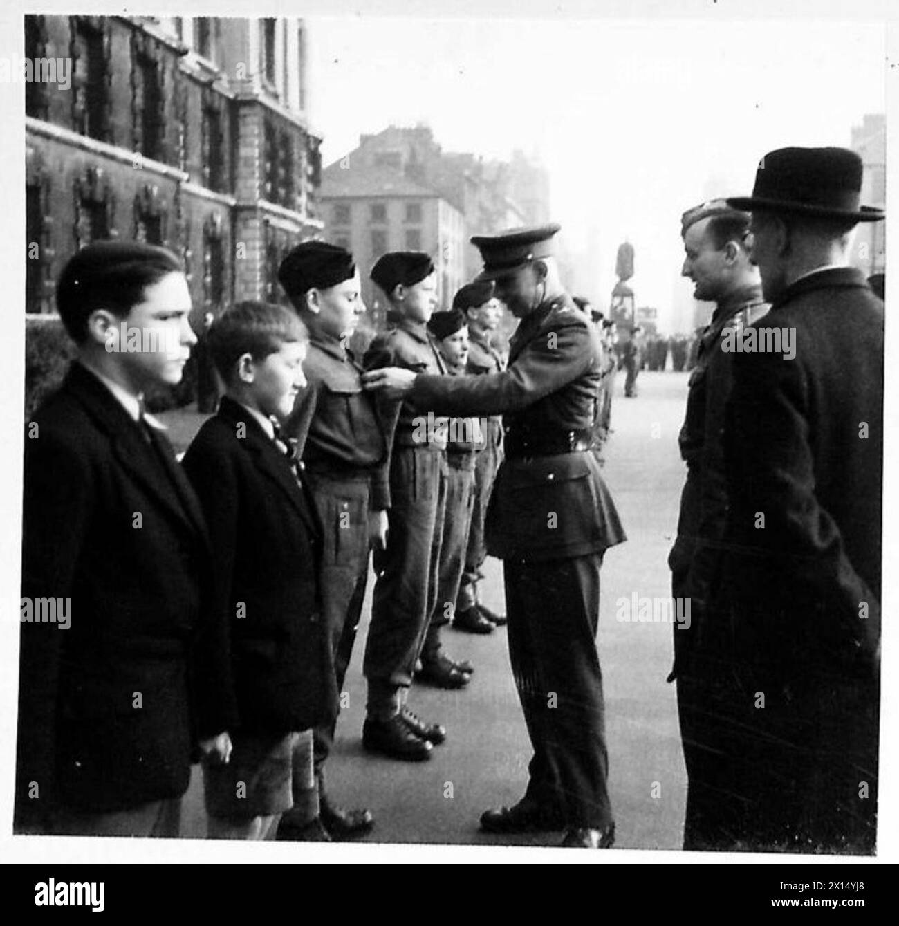HOME GUARD DIRECTOR INSPECTS ARMY CADET FORCE - Major General Lord ...