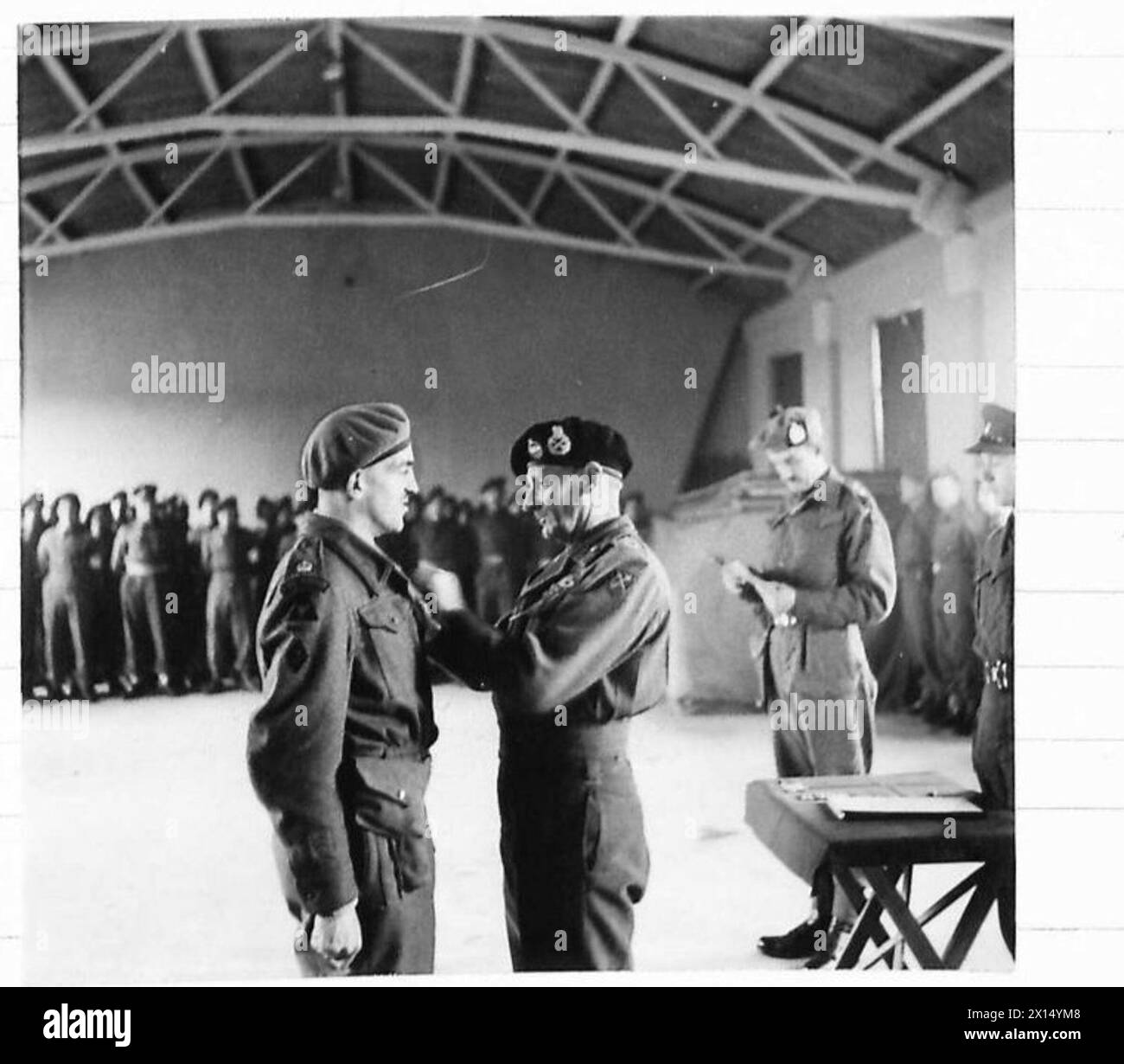 FIELD-MARSHAL MONTGOMERY AT 3RD DIV INVESTITURE - Major J.F. Lister 7th ...