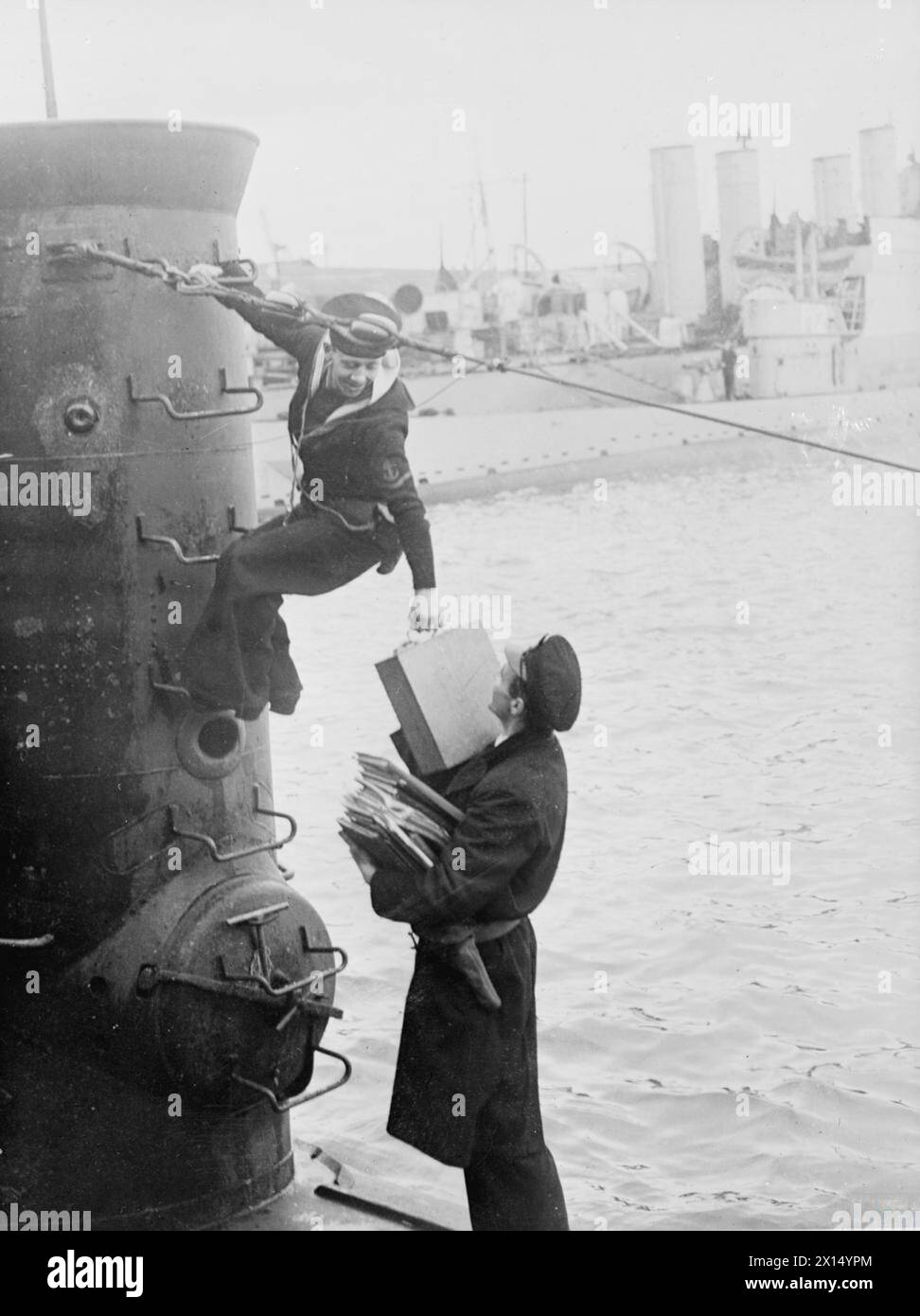 U-BOAT SURRENDER. DUNDEE, MAY 1945. THE SURRENDER OF U-BOAT U 2326 ...