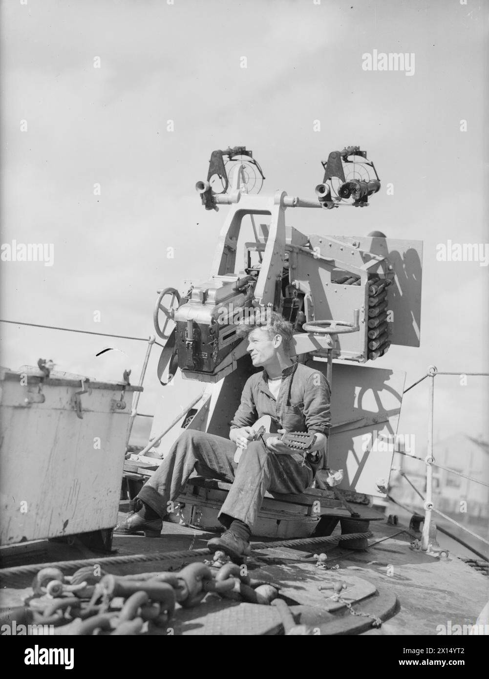 DESTROYER RAMMED AND SUNK U-BOAT. 30 SEPTEMBER 1942, DEVONPORT. ON ...