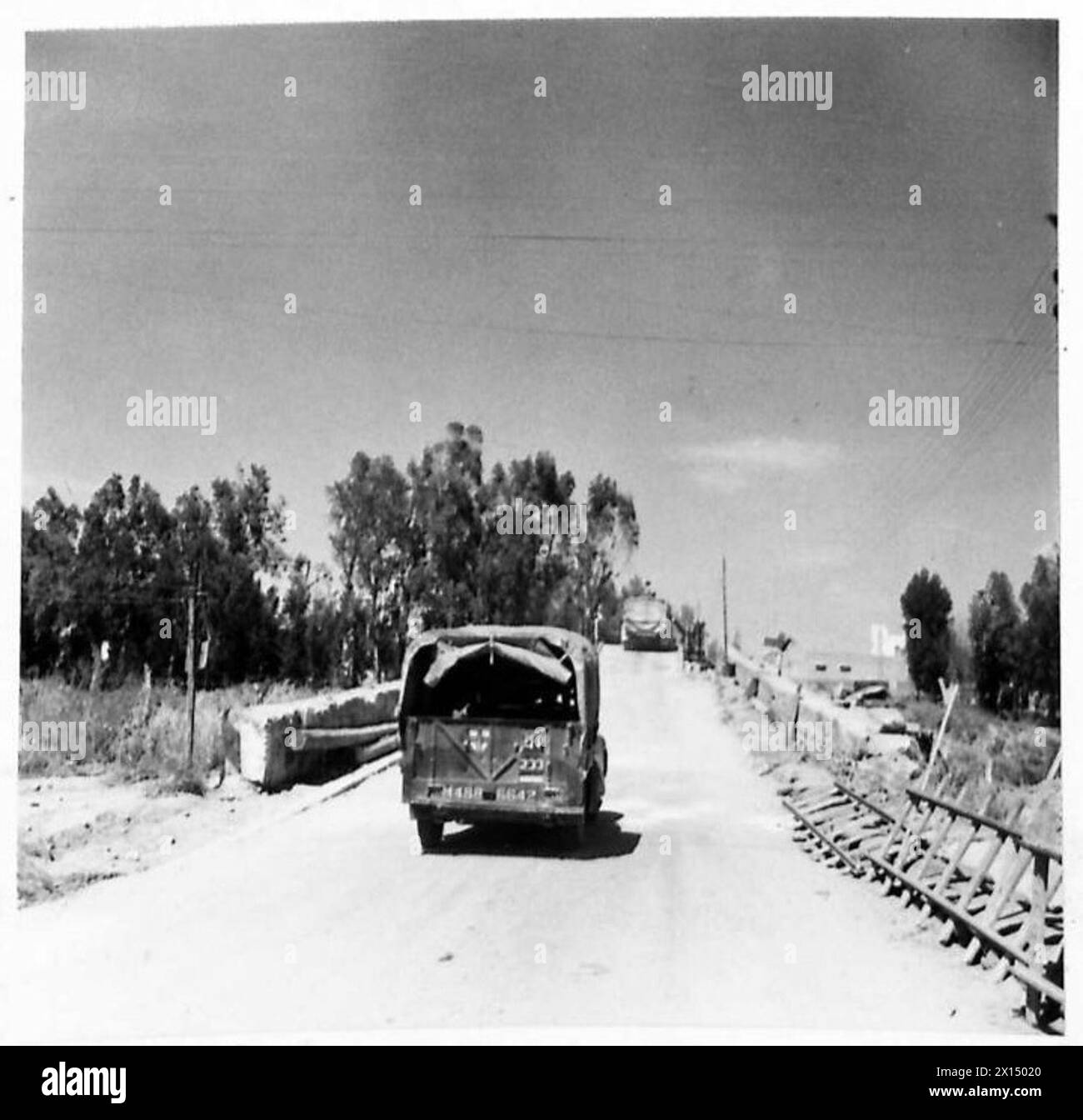 TUNISIAN BATTLEFIELDS - Medjez-el-Bab bridge from the highway British ...