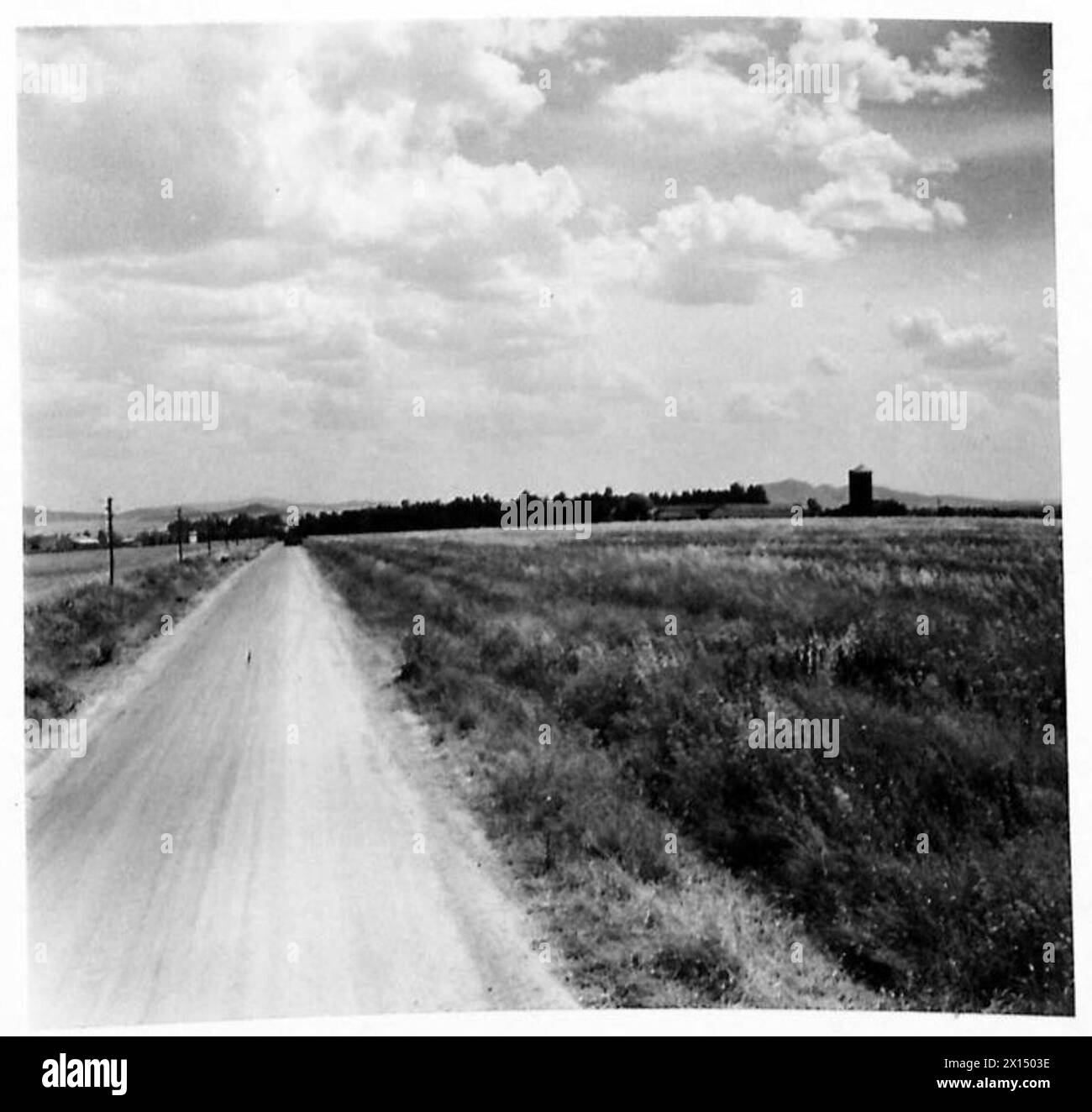 TUNISIAN BATTLEFIELDS - Medjez-el-Bab station British Army Stock Photo ...