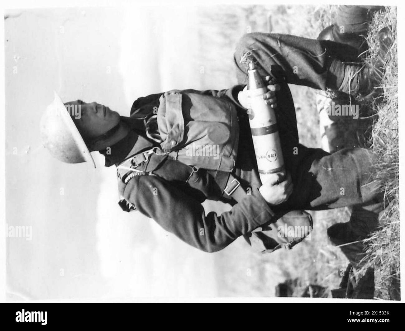 A FIELD REGIMENT IN TRAINING - Standing by - awaiting the order to go ...