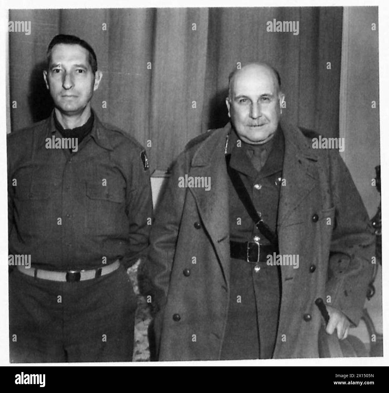 GENERAL WILSON & GENERAL CLARK MEET - Lieut. General Mark W. Clark and ...