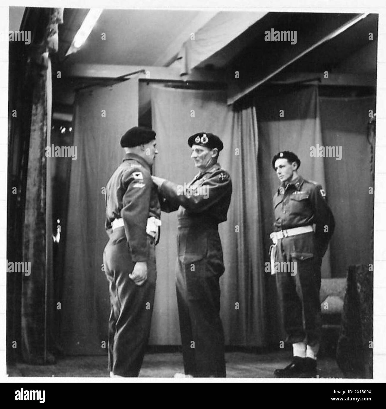 FIELD-MARSHAL MONTGOMERY AT INVESTITURE/4TH ARMOURED BDE INVESTITURE AT ...