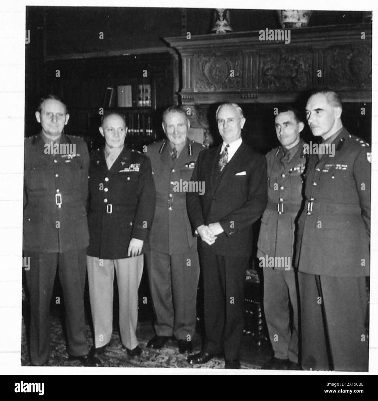 American Typhus Medal presented to British Army officers including Col ...