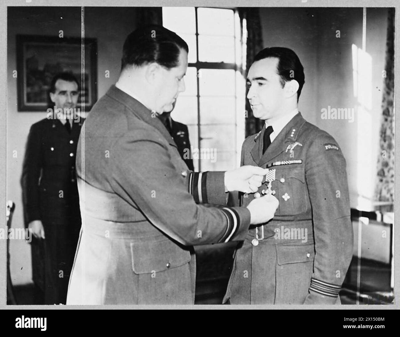 Air Vice Marshal Hugh Saunders, commanding No. 11 Group RAF, decorated ...