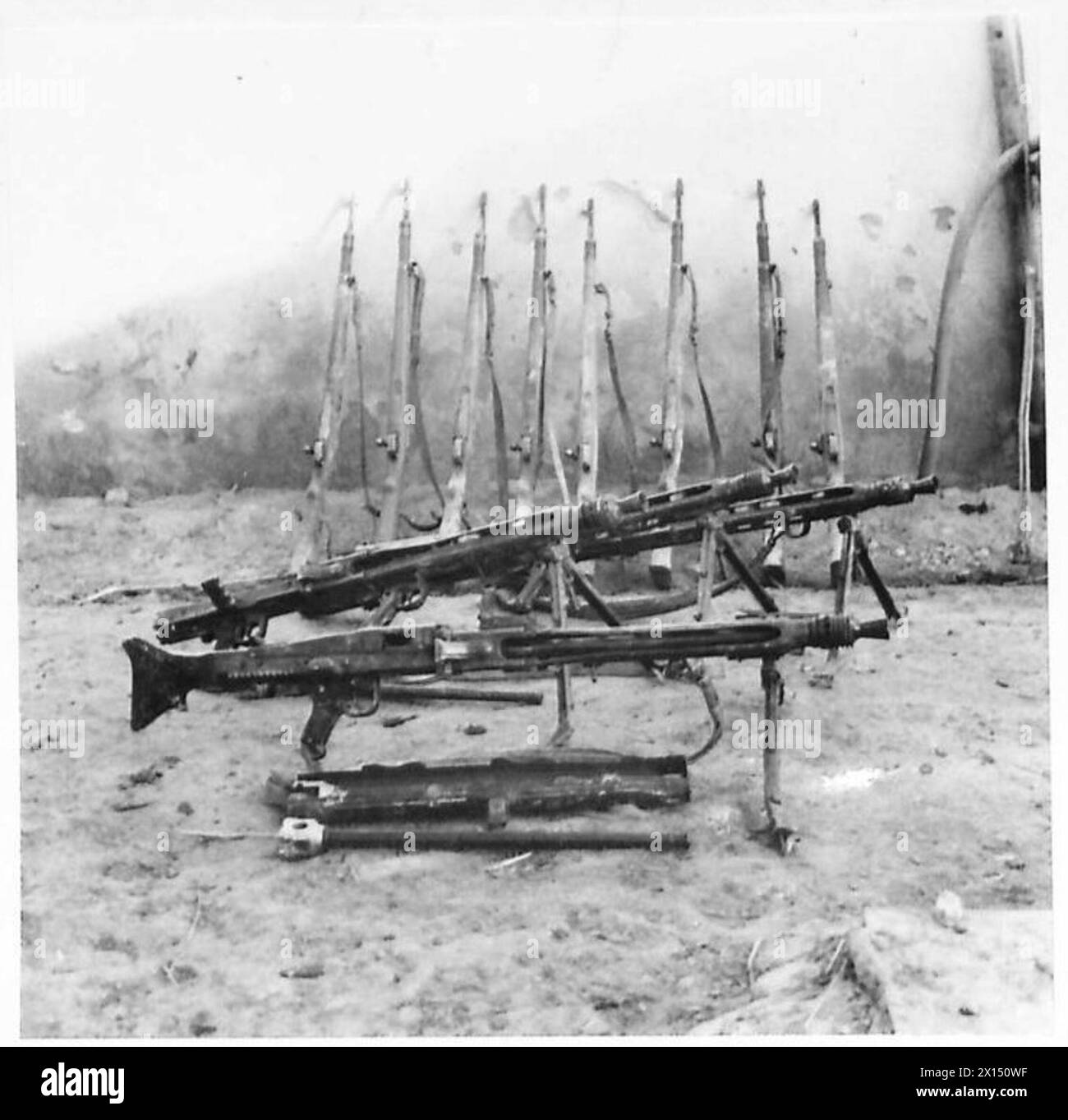 Captured german rifles Cut Out Stock Images & Pictures - Alamy