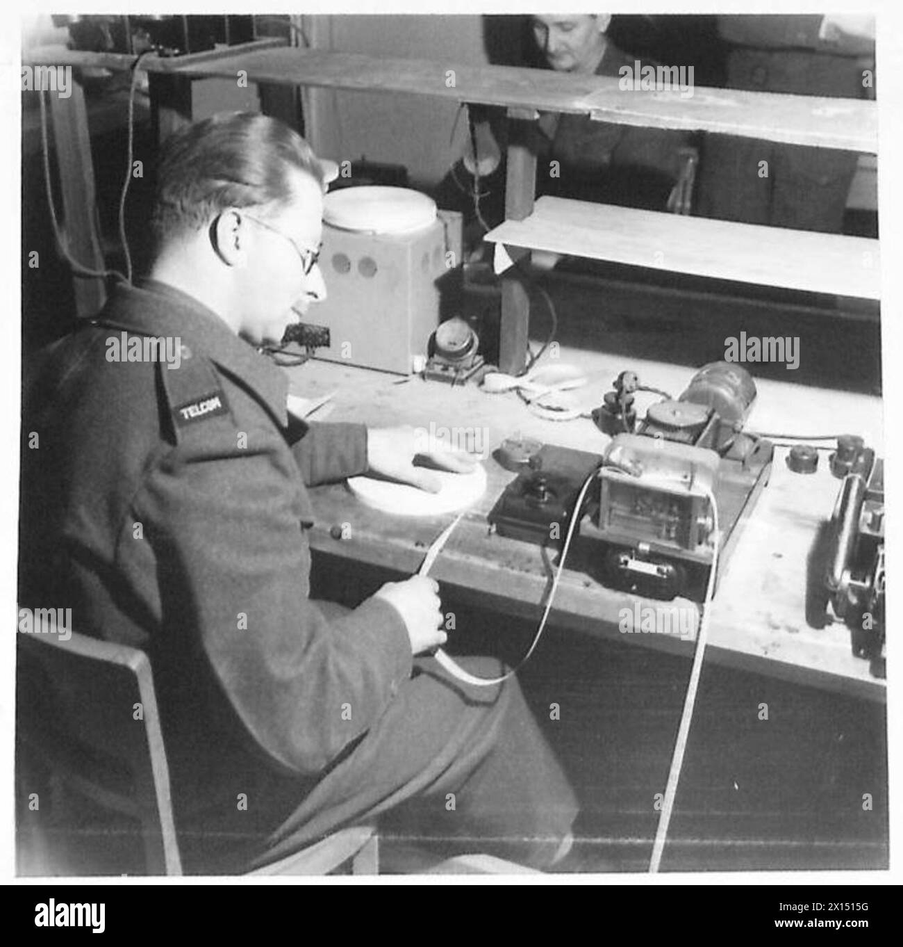 Army communication Black and White Stock Photos & Images - Alamy