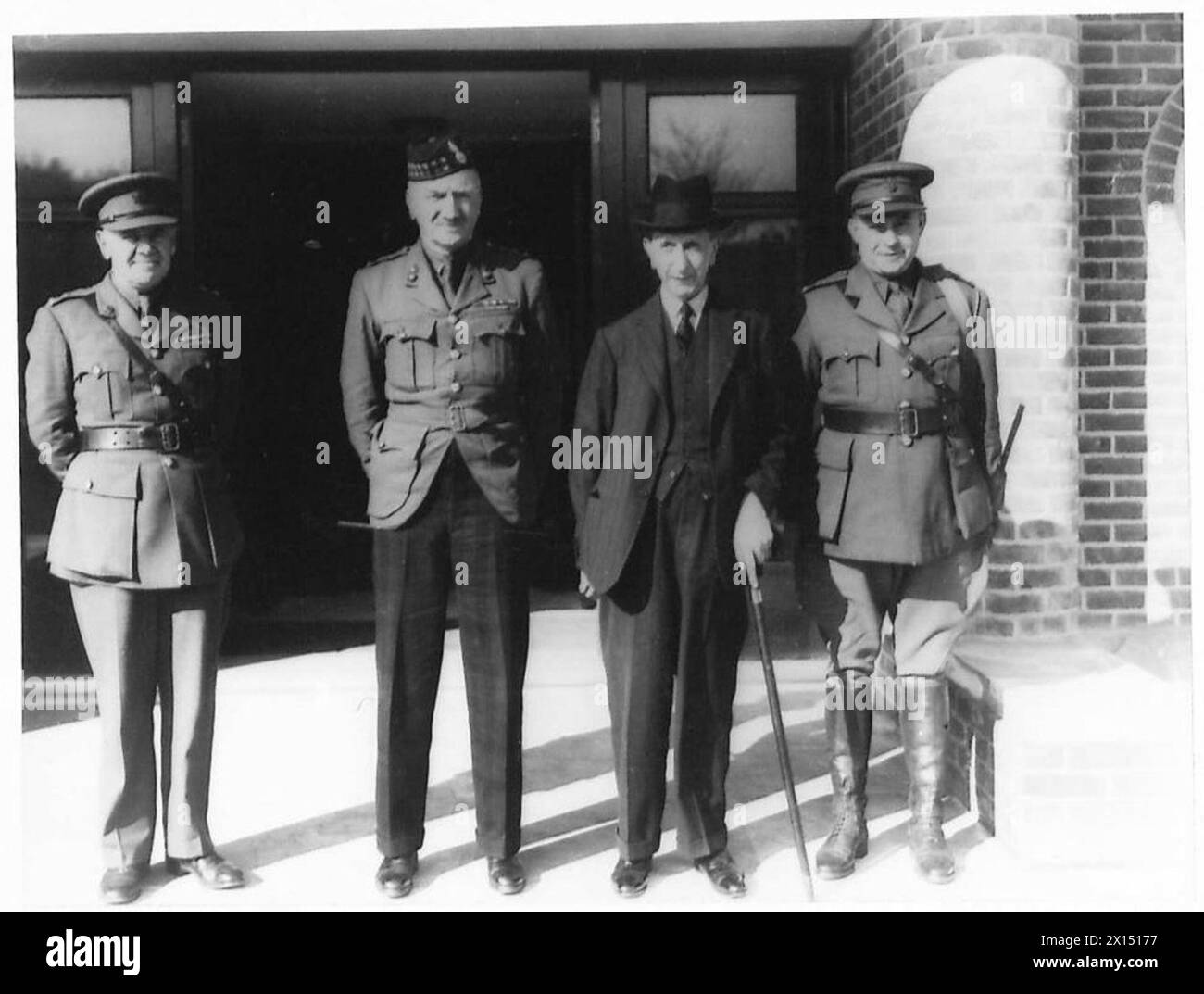 WAR MINISTER VISITS ARMY SCHOOL OF COOKERY - Left to right - Lieut ...