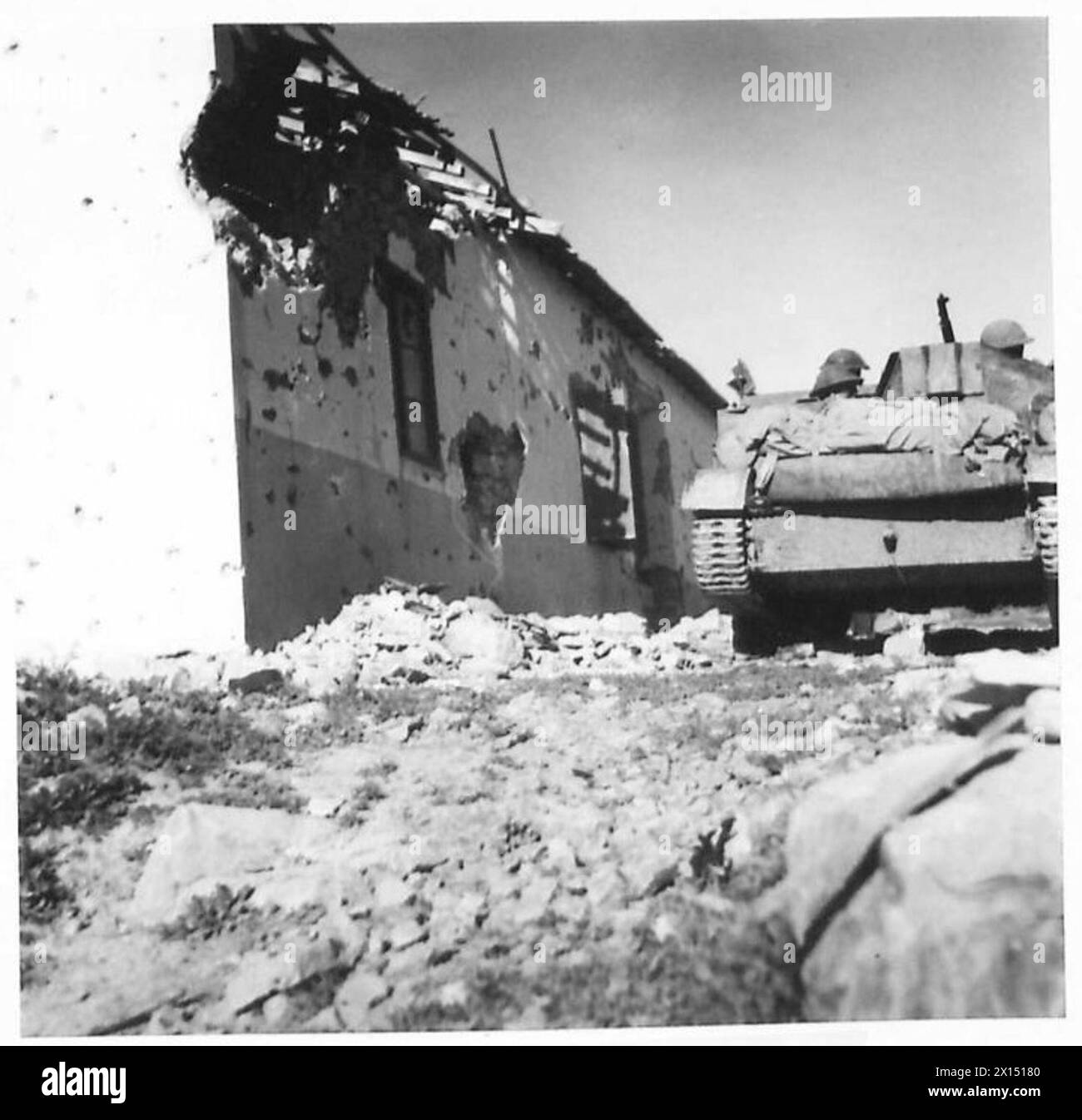 THE BATTLE AND CAPTURE OF "STEAM ROLLER FARM" BY THE GUARDS - A Bren ...