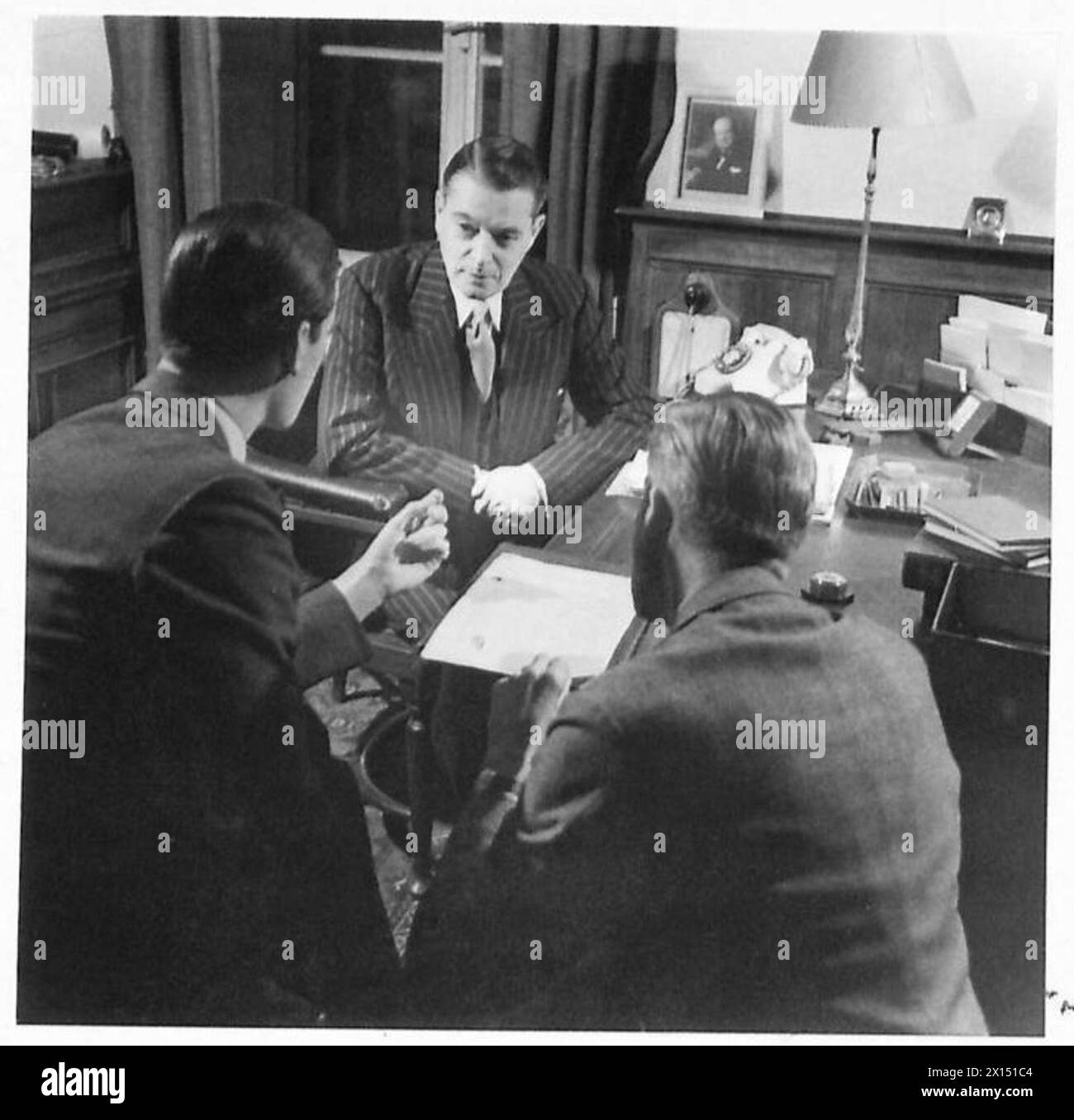 THE BRITISH EMBASSY, ROME - Sir Noel Charles discussed questions of the ...