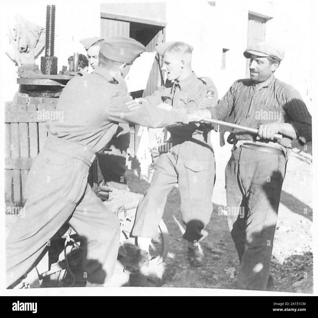 Military personnel assist in Cut Out Stock Images & Pictures - Alamy