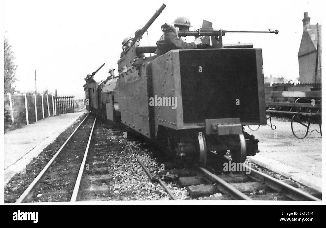 LIGHT RAILWAY ARMOURED TRAIN : ANTI-INVASION PRECAUTION - Photographs ...