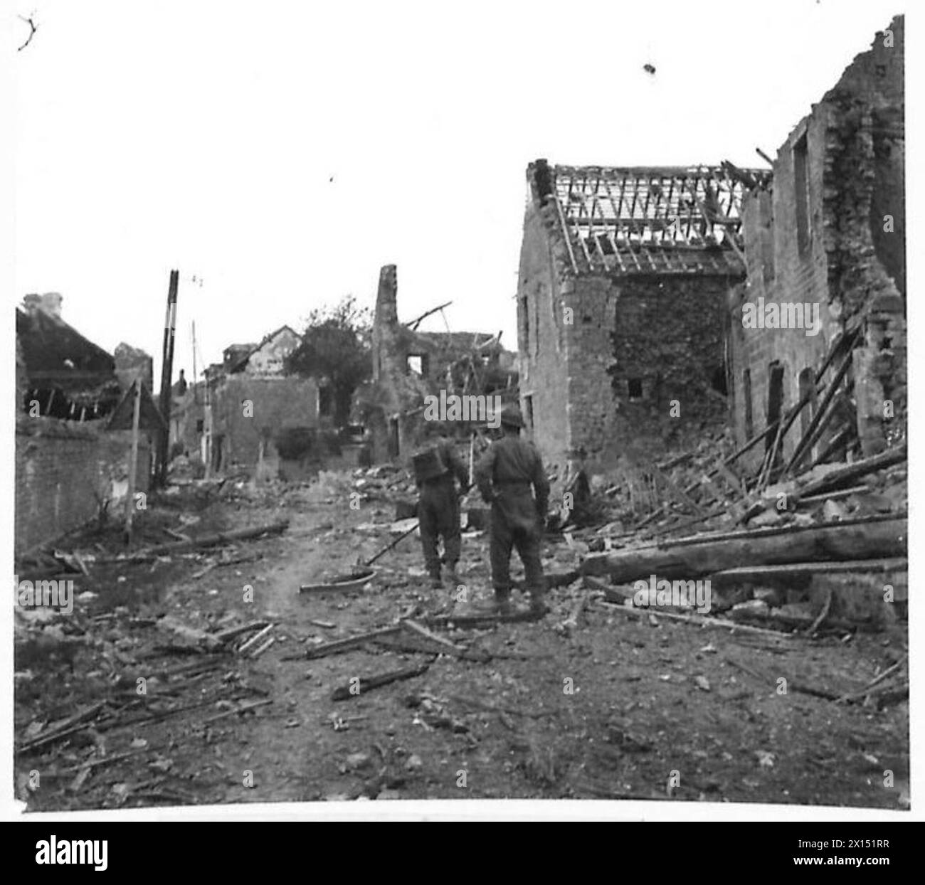 Military village occupation Black and White Stock Photos & Images - Alamy