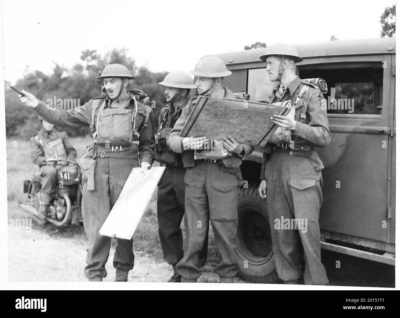 THE EYES AND EARS OF THE ARMY - The Commander giving orders to his ...